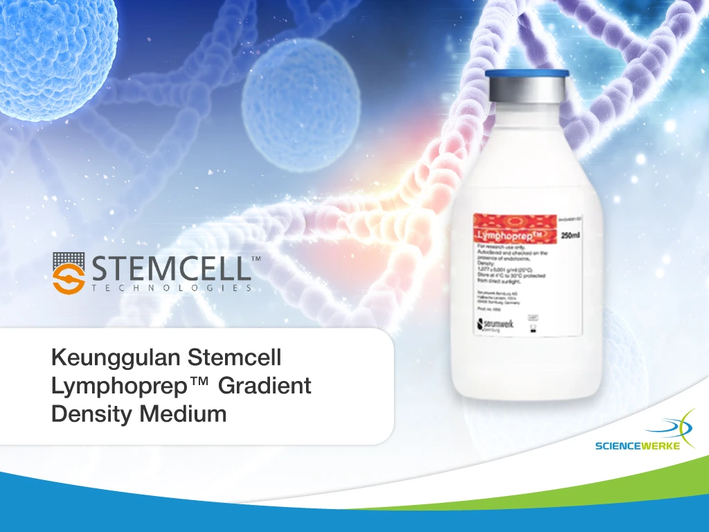 Keunggulan Stemcell Lymphoprep™ Gradient Density Medium